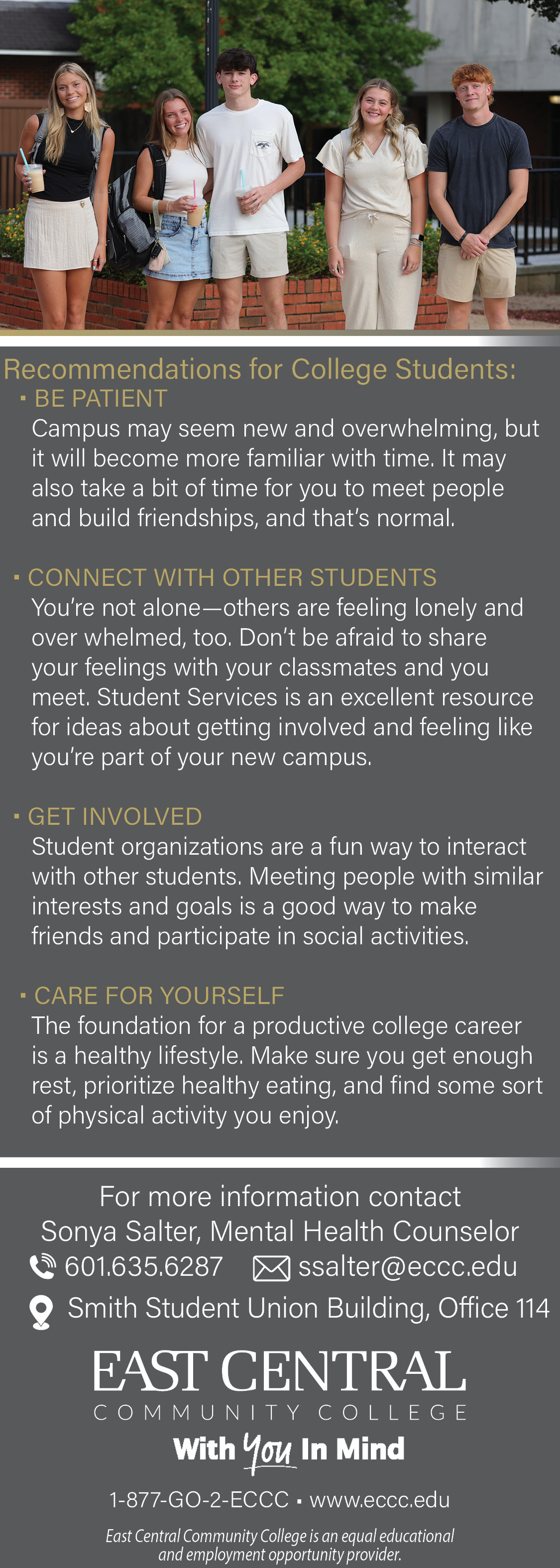 Mental Health Counseling | East Central Community College